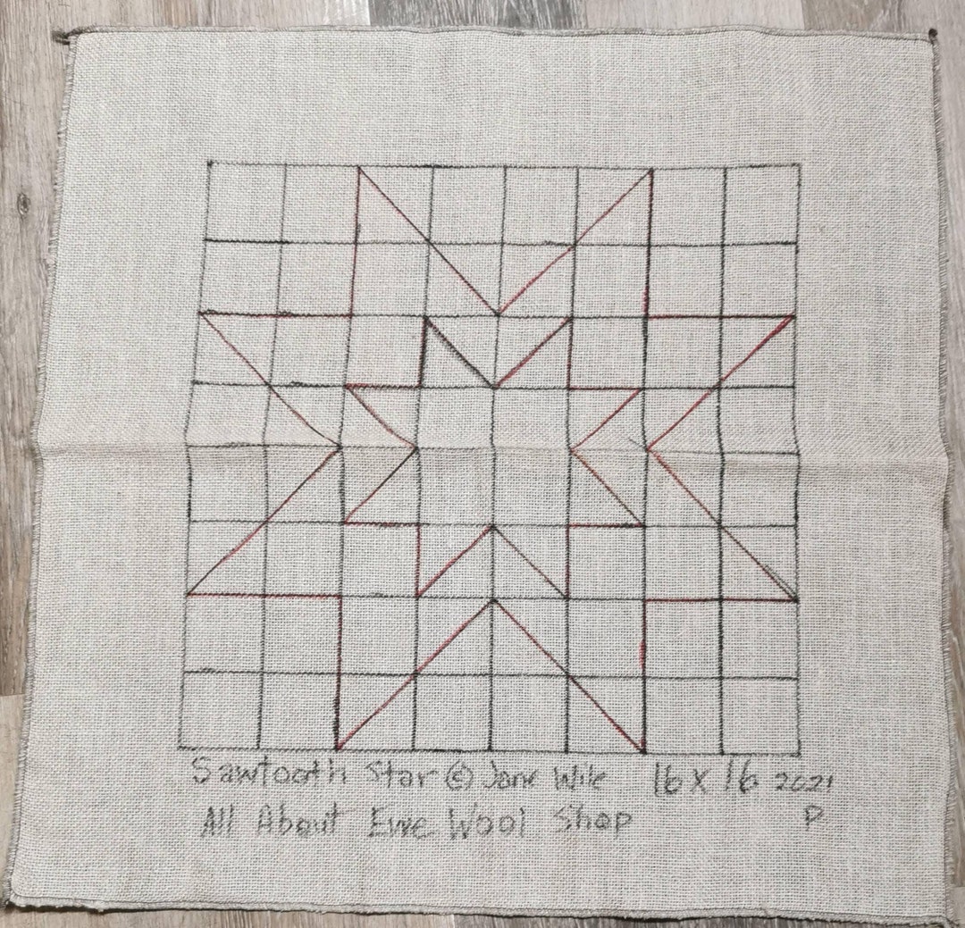 SAWTOOTH STAR Pattern - Etsy