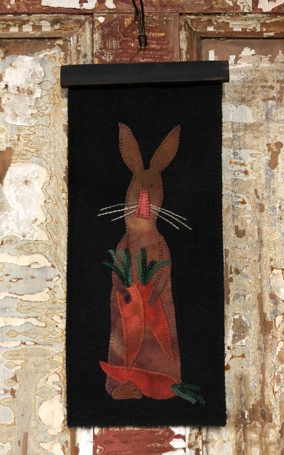 BRINDLE BUNNY Kit Patchwork Applique - Etsy Canada