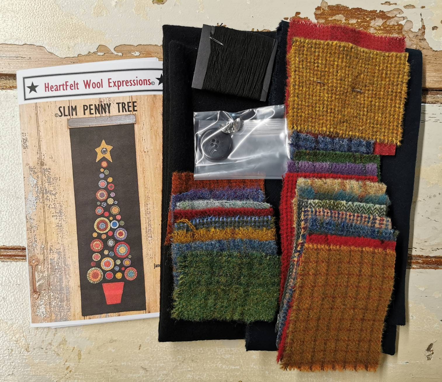 SLIM PENNY TREE Kit Patchwork Applique - Etsy Canada