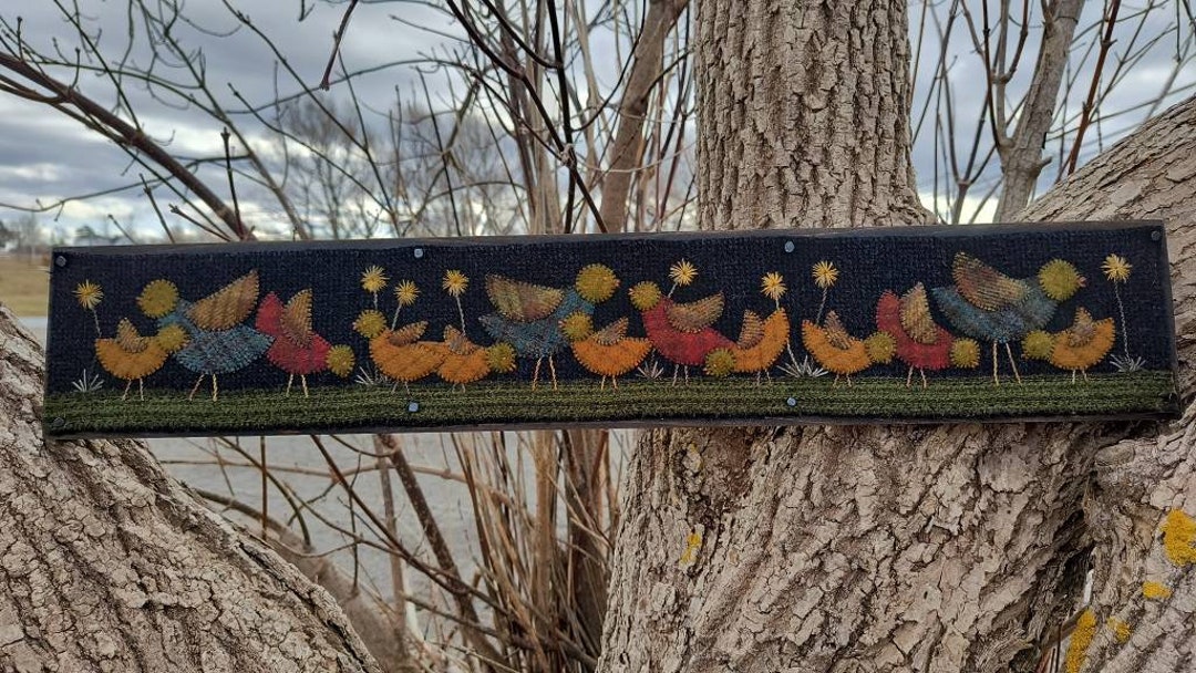 SWEET TWEETS & DANDELIONS Epattern | Patchwork | Applique - Etsy