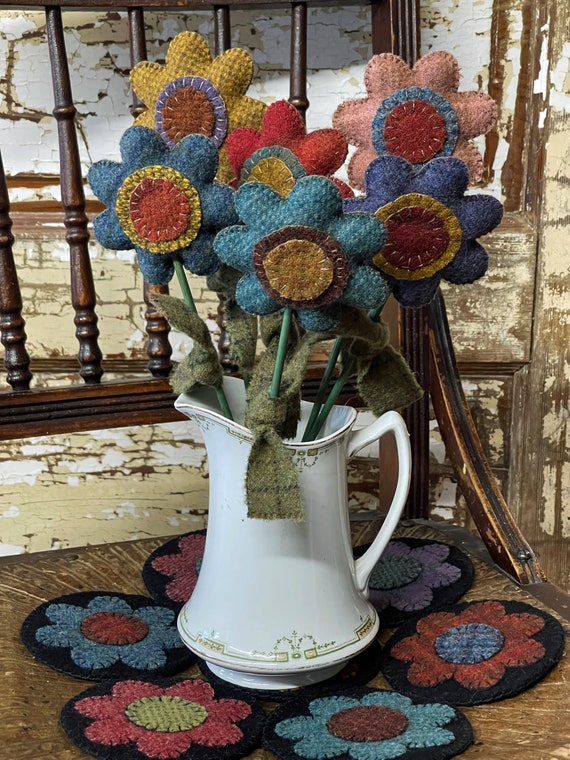 Daisy Craze Epattern Patchwork Applique | Etsy