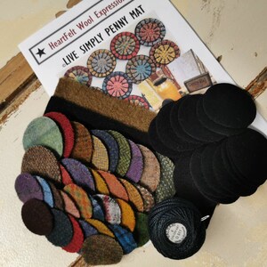 LIVE SIMPLY PENNY Mat Kit Patchwork Applique - Etsy Canada