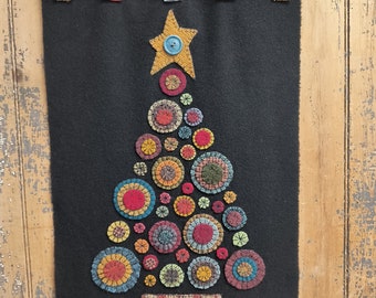 Pattern: Wool Applique slim Penny Christmas Tree Pattern by Heartfelt ...