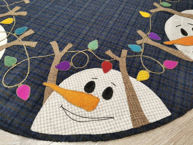 JOLLY & BRIGHT EPATTERN | Table Mat | Tree Skirt | Winter | Christmas ...