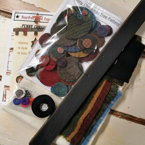 PENNY CHRISTMAS TREE Kit Patchwork Applique - Etsy UK