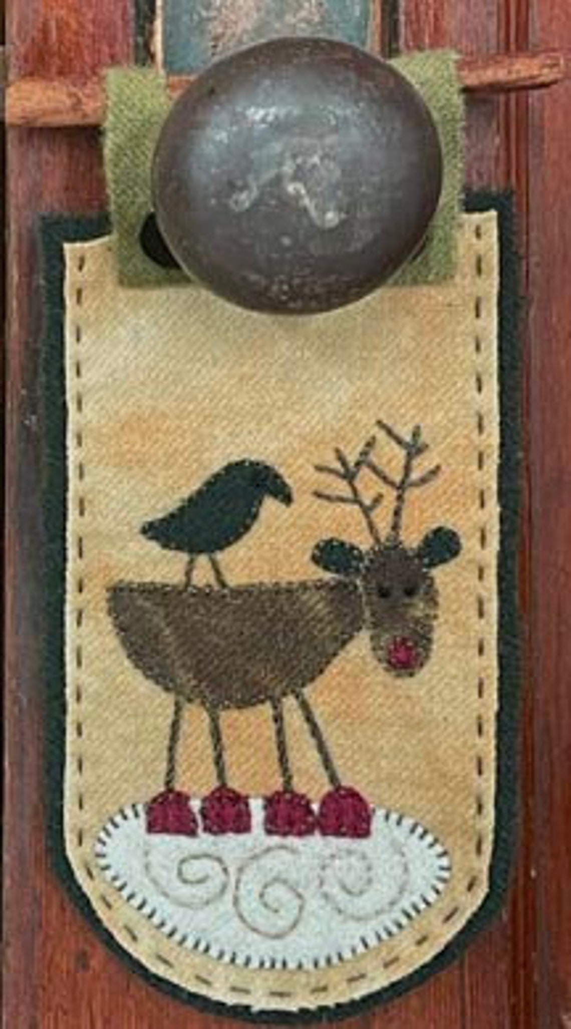 OH DEER Kit SET of 3 Patchwork Applique | Etsy