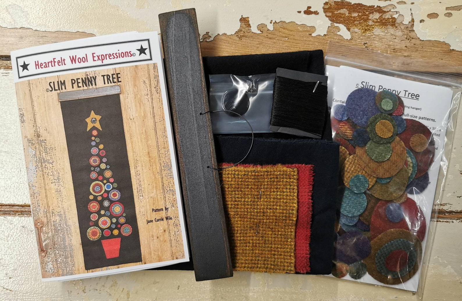 SLIM PENNY TREE Kit Patchwork Applique - Etsy Canada