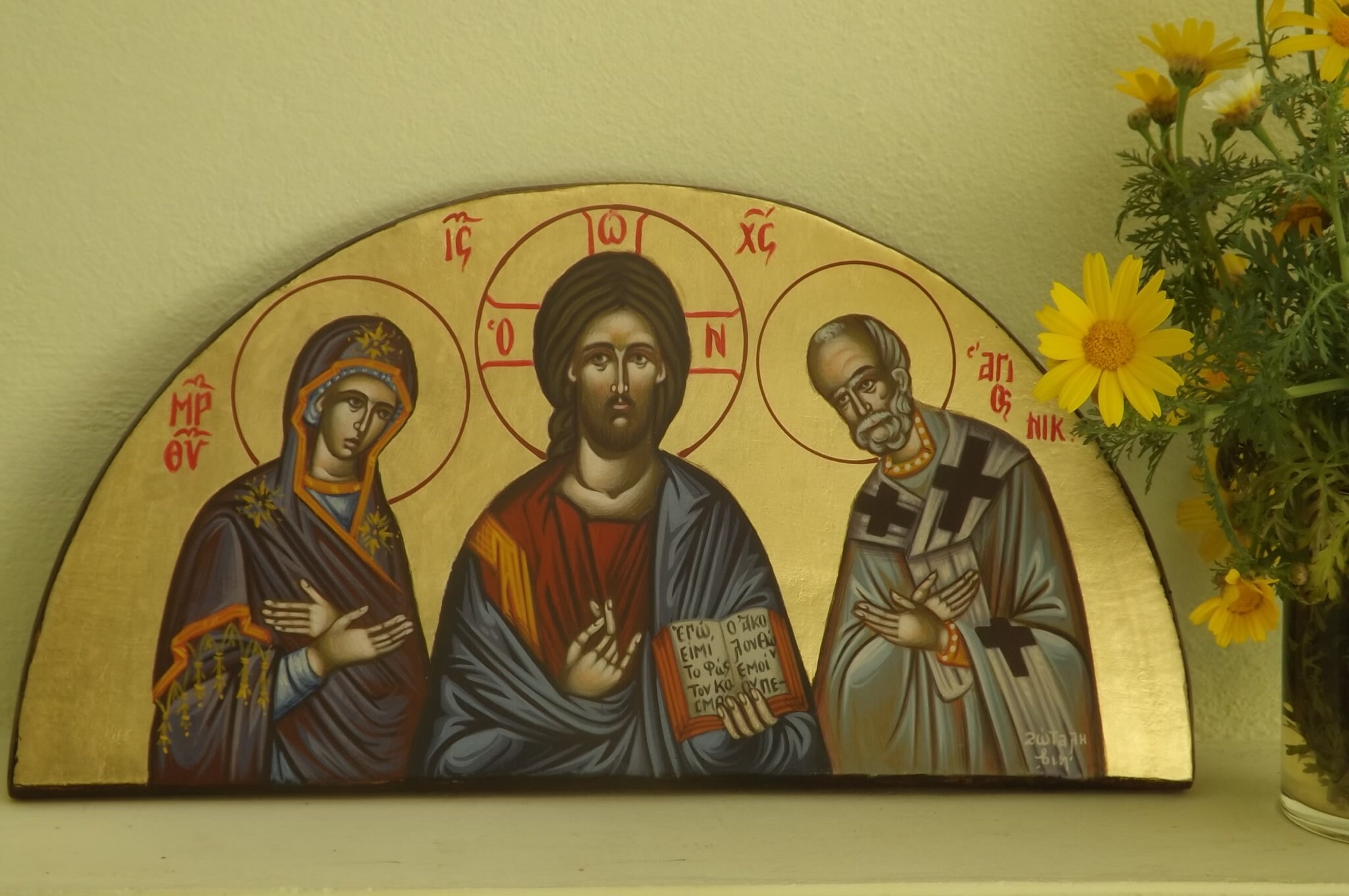 Jesus Christ / Mother Mary /saint Nicholas /hand Made-hand - Etsy