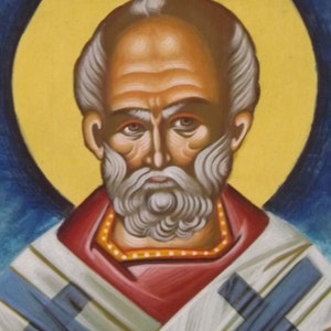 Saint Nickolas / Orthodox Icon / Hand Painted Icon / Byzantine Icons ...