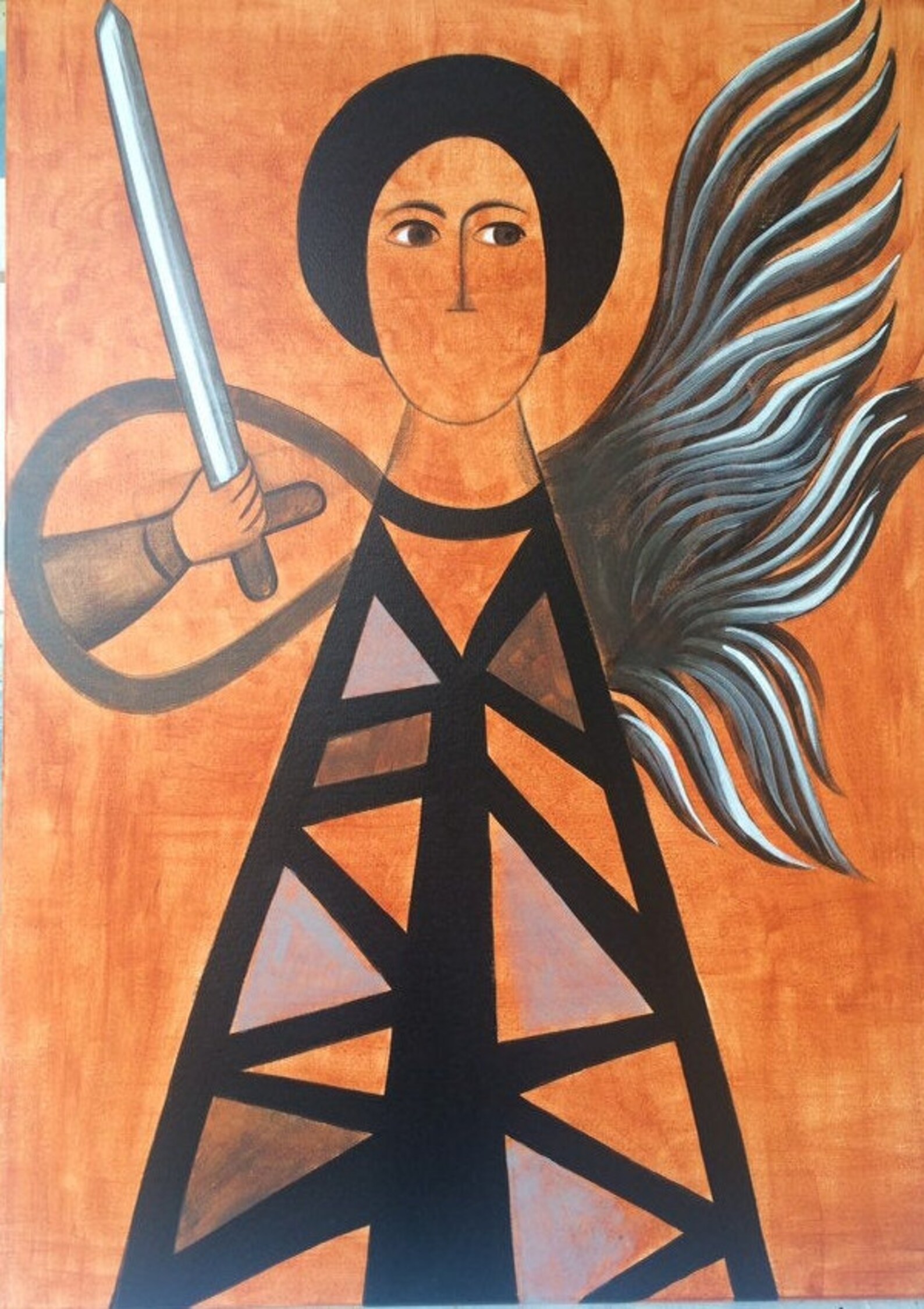 Angel ,traditional African Style.traditional Ethiopian Art.religious ...