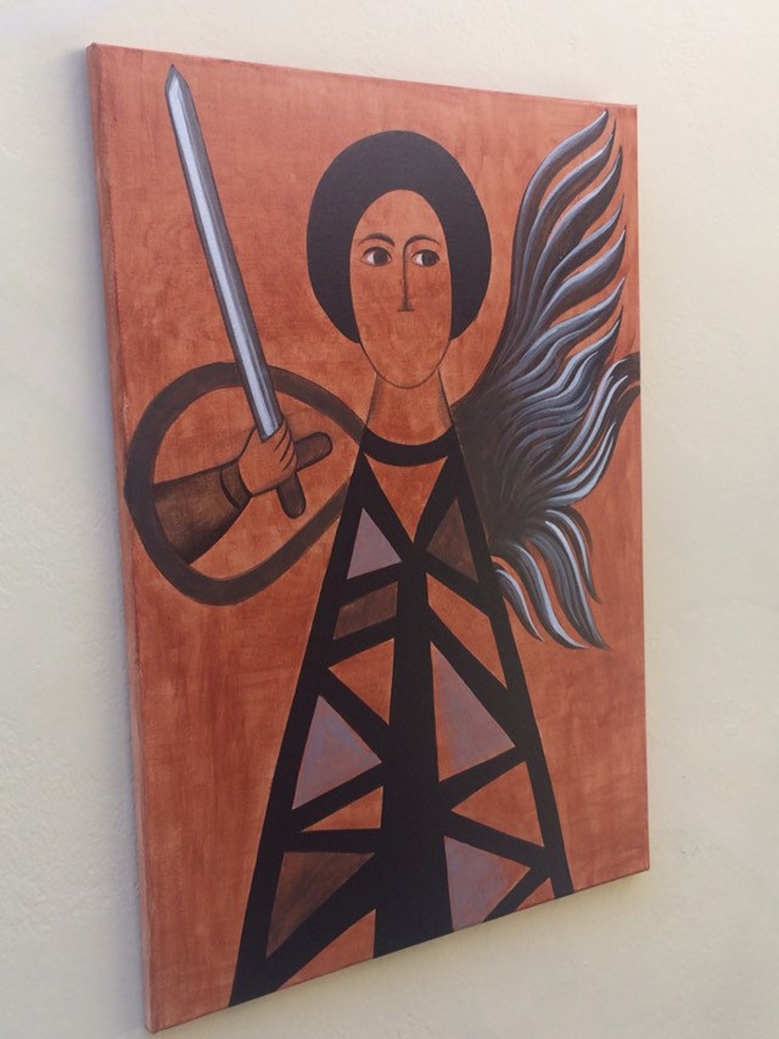 Angel ,traditional African Style.traditional Ethiopian Art.religious ...
