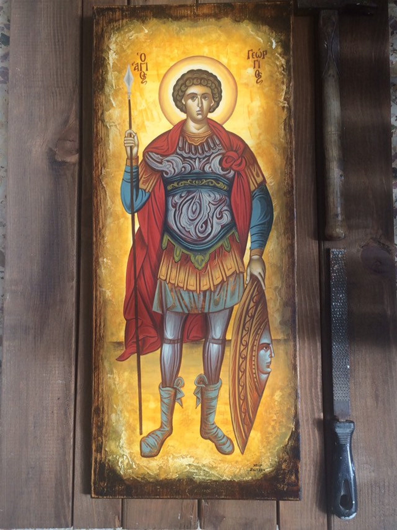 Saint George. Handpainted Orthodox Icon/greek Orthodox Icon - Etsy