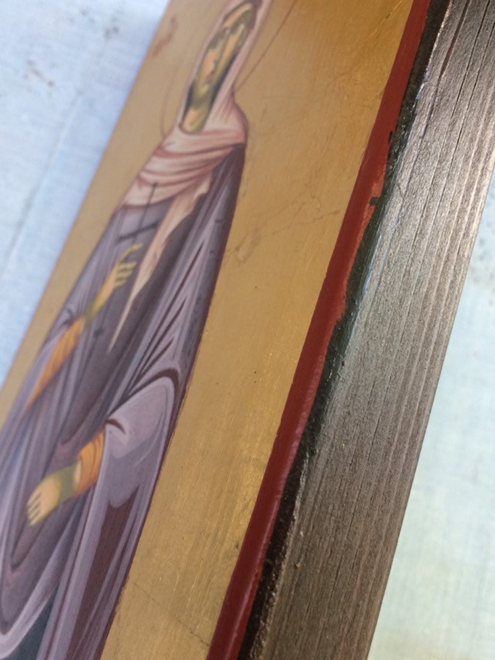 Saint Eudokia Christian Icon Αγία Ευδοκία Handmade Icon - Etsy