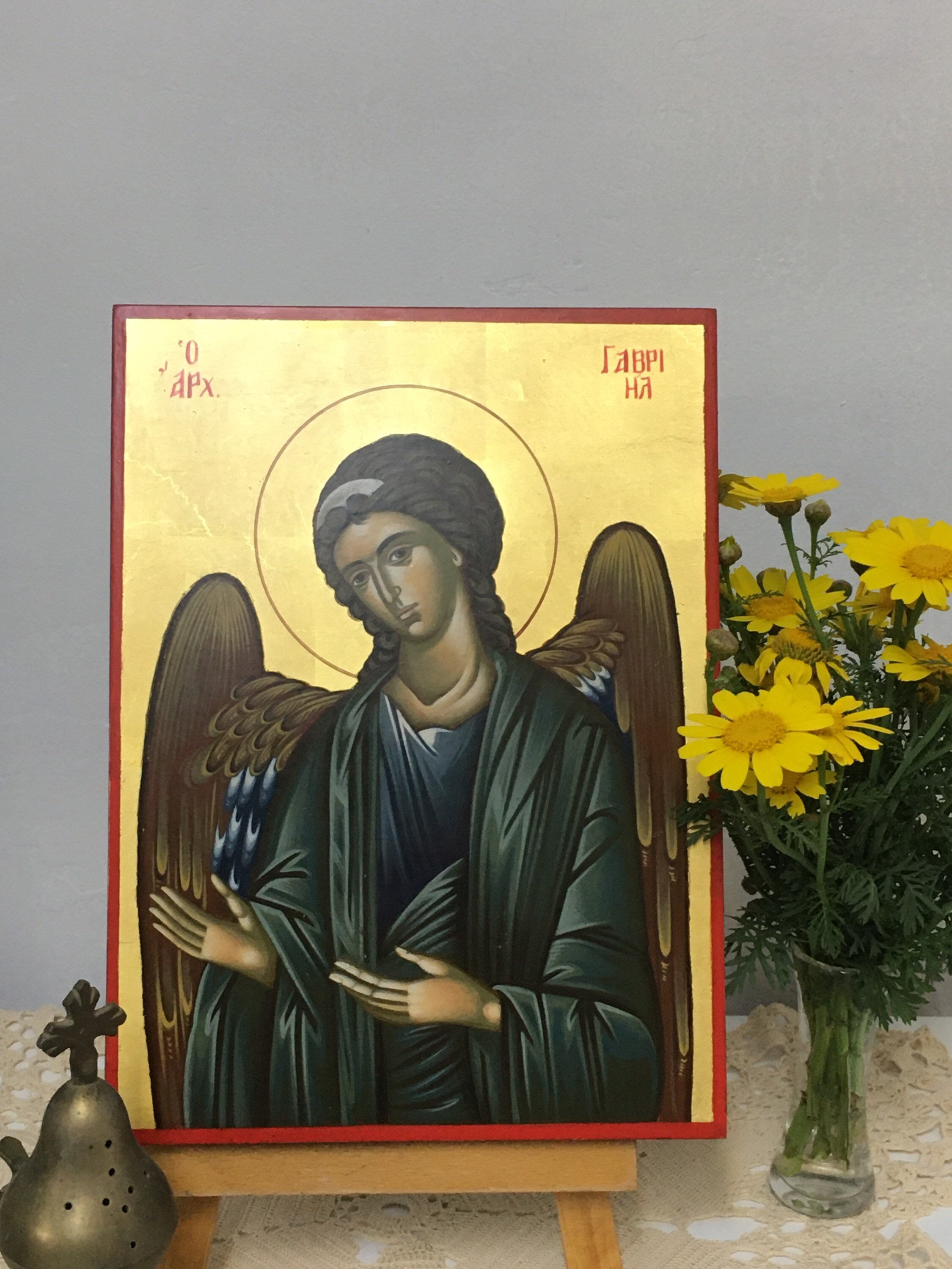 Angel Gabriel.orthodox Icon/greek Orthodox Icon/byzantine Art /russian ...