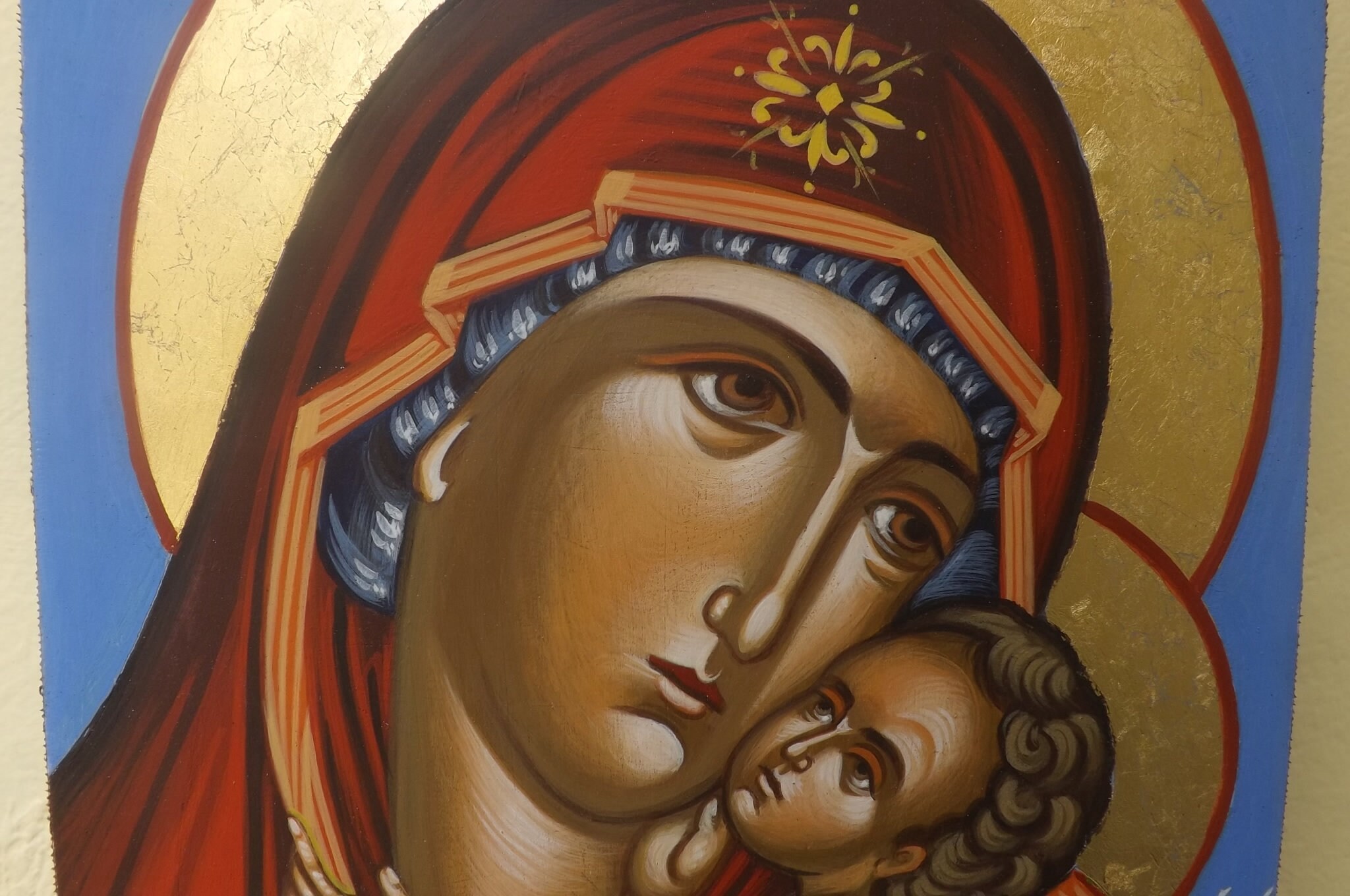 Virgin Mary Iconhand Made Orthodox Icon Christian - Etsy
