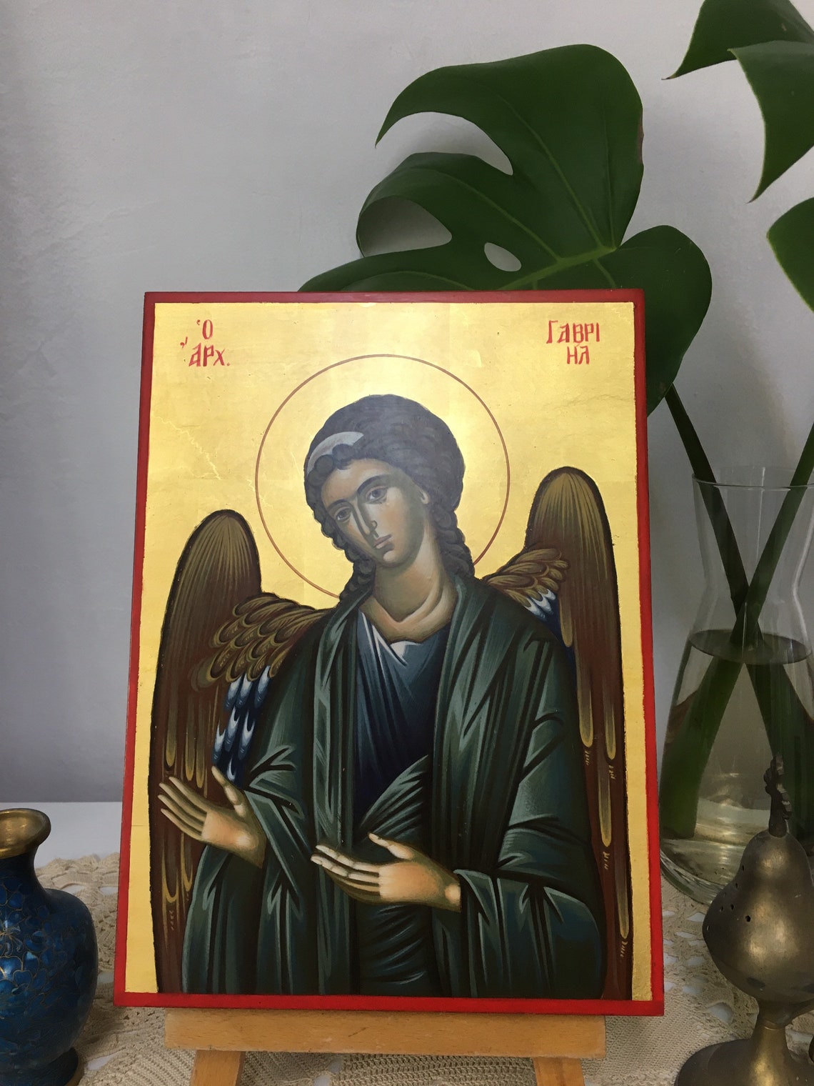 Angel Gabriel.orthodox Icon/greek Orthodox Icon/byzantine Art /russian ...