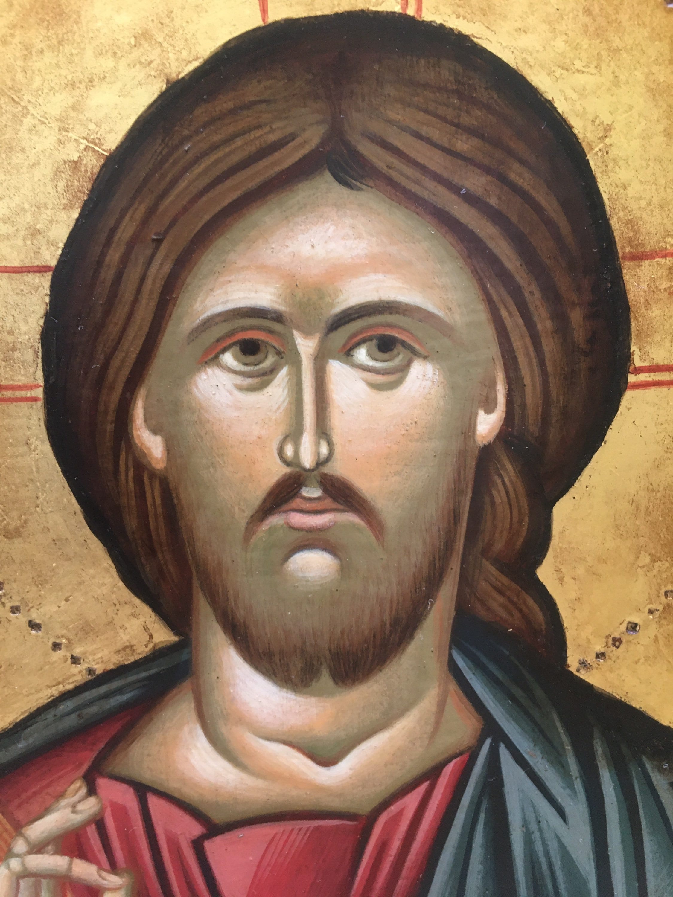 Jesus Christ Icon/handmade Byzantine Icon/orthodox Icon. - Etsy