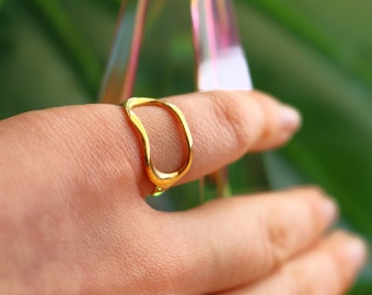 U Shaped Ring - Etsy