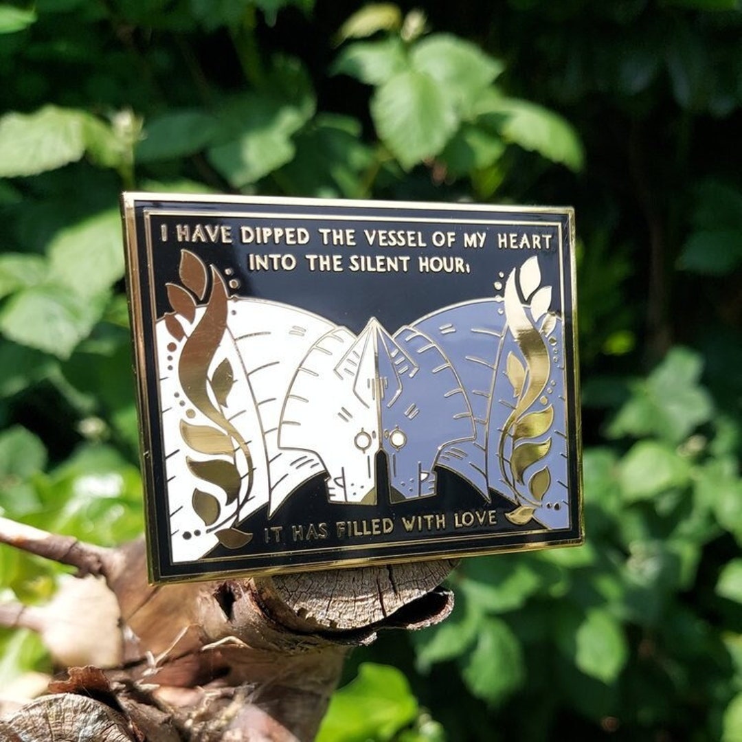 I Have Dipped the Vessel of My Heart Hard Enamel Pin - Etsy