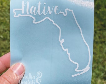 Miami Florida Sticker 6.5 X 3.9 in Miami Florida Car Sticker for ...