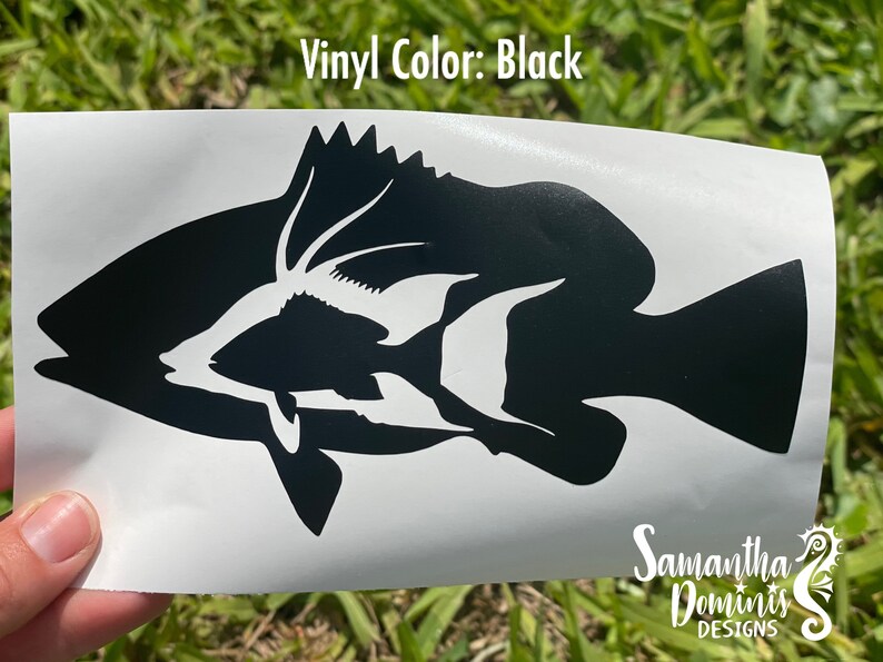 Grouper Hogfish Snapper Decal - Etsy