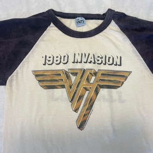 1980 Van Halen Invasion Tour Band Tee Shirt Vintage - Etsy