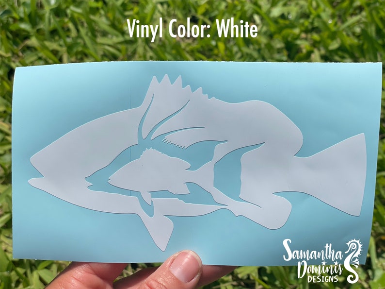 Grouper Hogfish Snapper Decal | Etsy