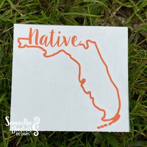 Florida Native Decal - Etsy