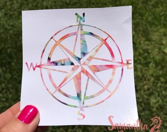 Nautical Compass Decal - Etsy