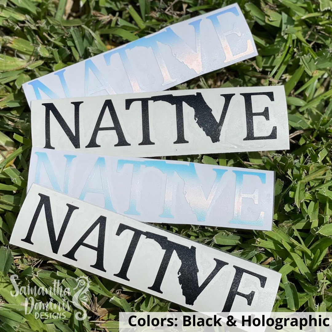 Florida Native Decal - Etsy