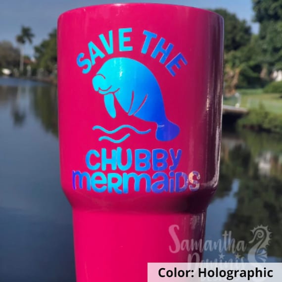 Save the Chubby Mermaids Decal - Etsy