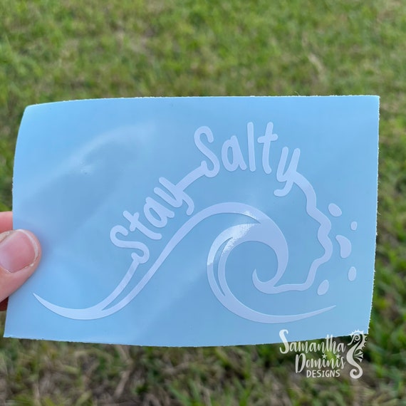 Stickers, Labels & Tags Paper & Party Supplies Paper Stay Salty Wave ...