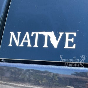 Florida Native Decal - Etsy