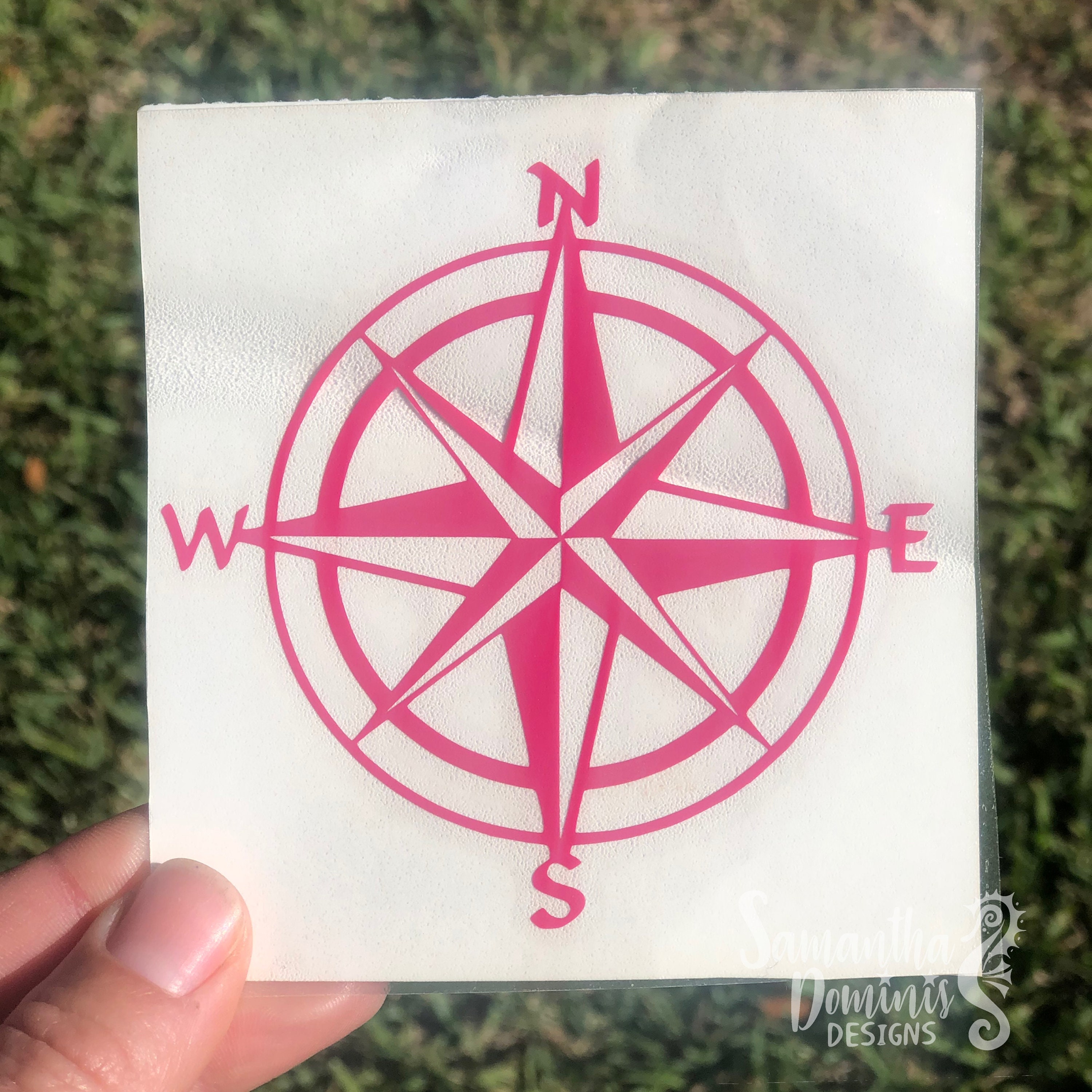 Nautical Compass Decal - Etsy