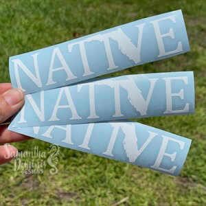 Florida Native Decal - Etsy