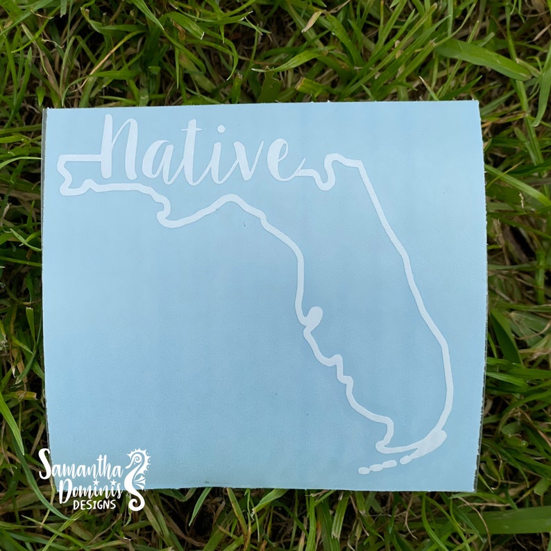 Florida Native Decal - Etsy