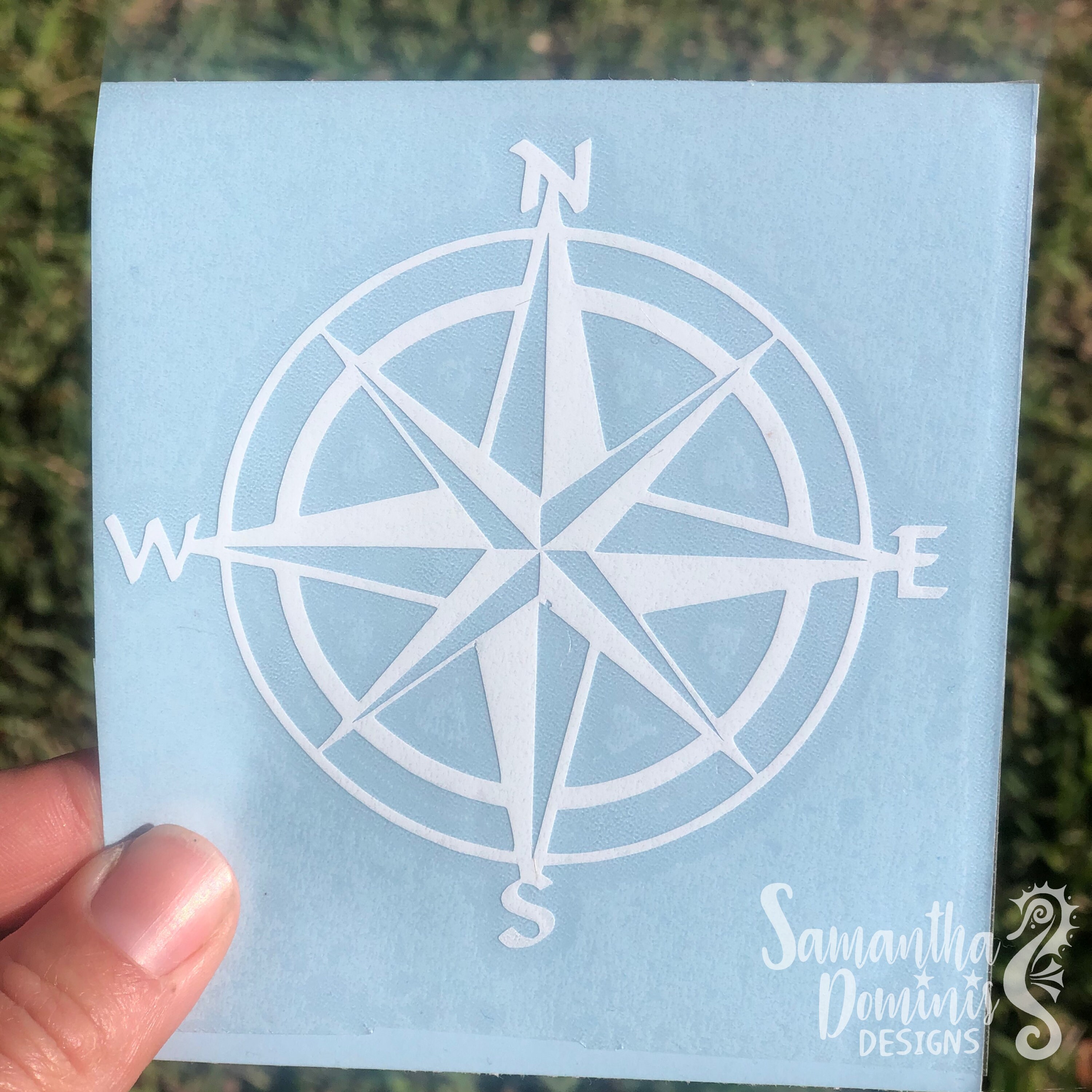 Nautical Compass Decal - Etsy