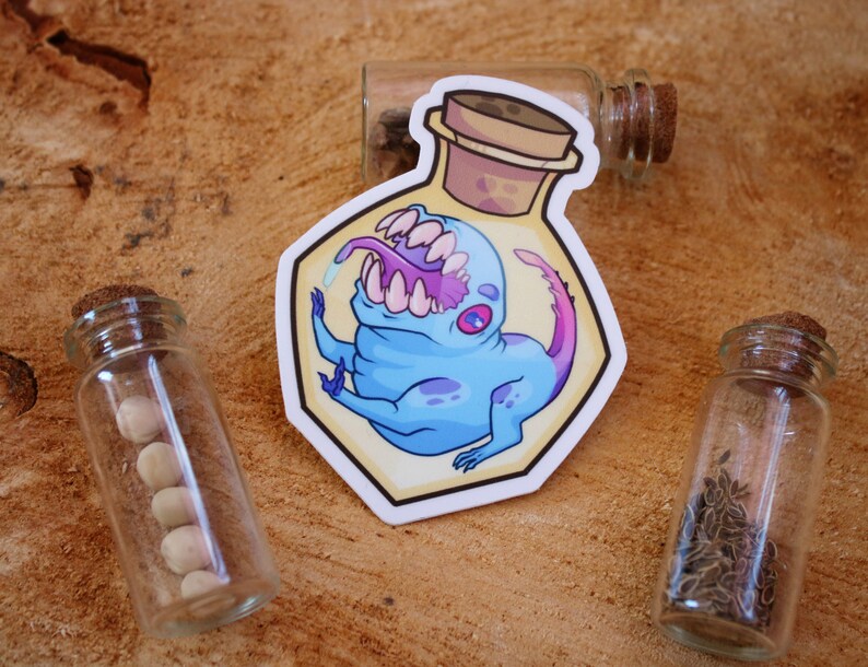 Potion Critters Vinyl Sticker Set - Etsy