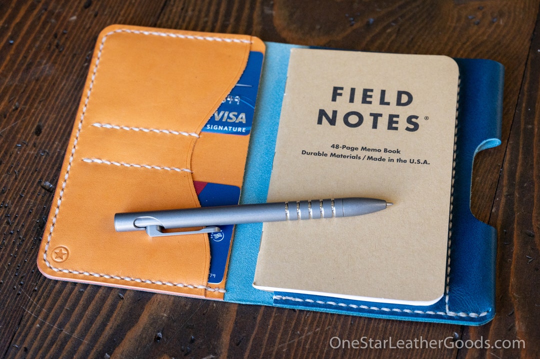 Field Notes Wallet With Pen Sleeve park Sloper Senior Navy Buttero ...