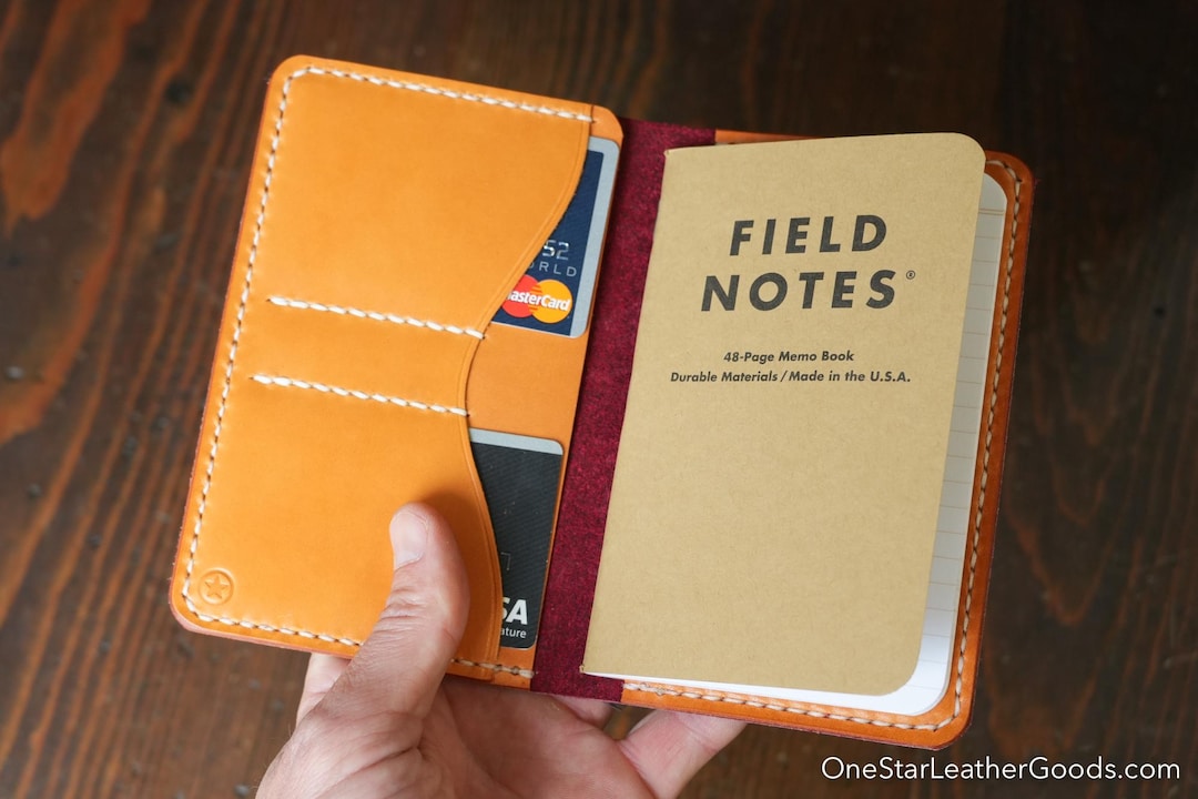 Field Notes Wallet W/o Pen Sleeve "park Sloper Senior No Pen” - Red ...