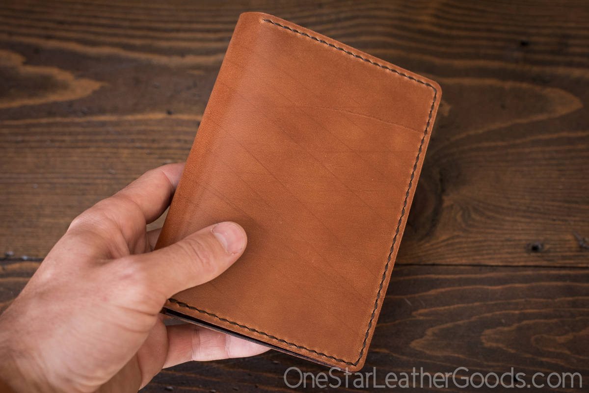 Hobonichi Techo (A6 size) planner cover - chestnut w/ texture