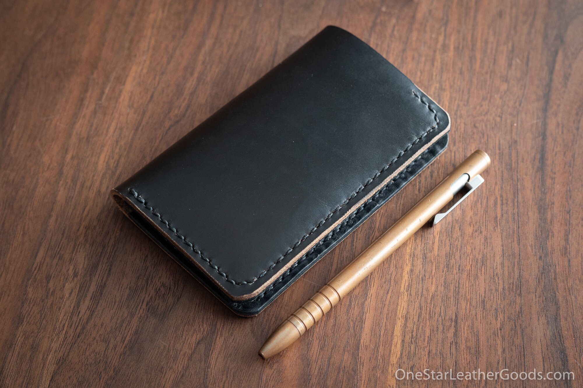 Notebook/wallet, Park Sloper Medium, No Pen - Horween natural ...