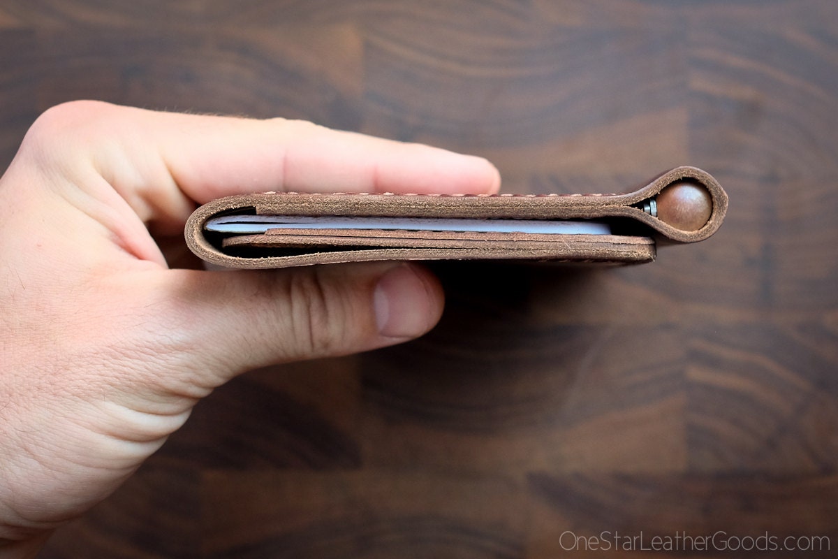 The Park Sloper Senior, wallet notebook, Horween Chromexcel leather ...