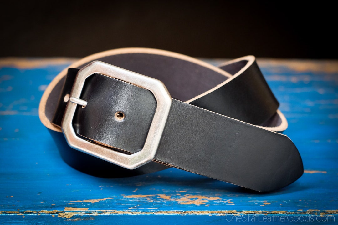 Custom Sized Belt - 1.25" Width - Horween Chromexcel Leather - Center ...