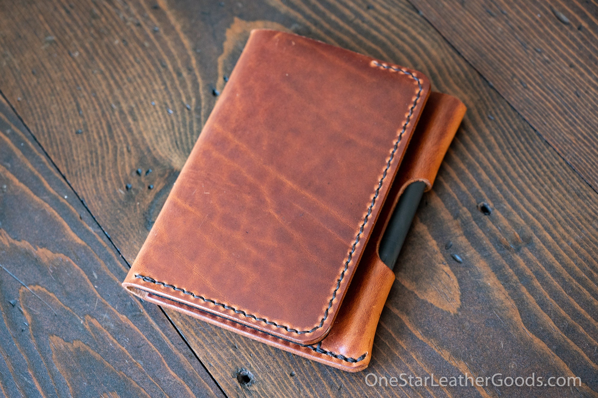 Field Notes wallet with pen sleeve Park Sloper Senior Horween Dublin ...