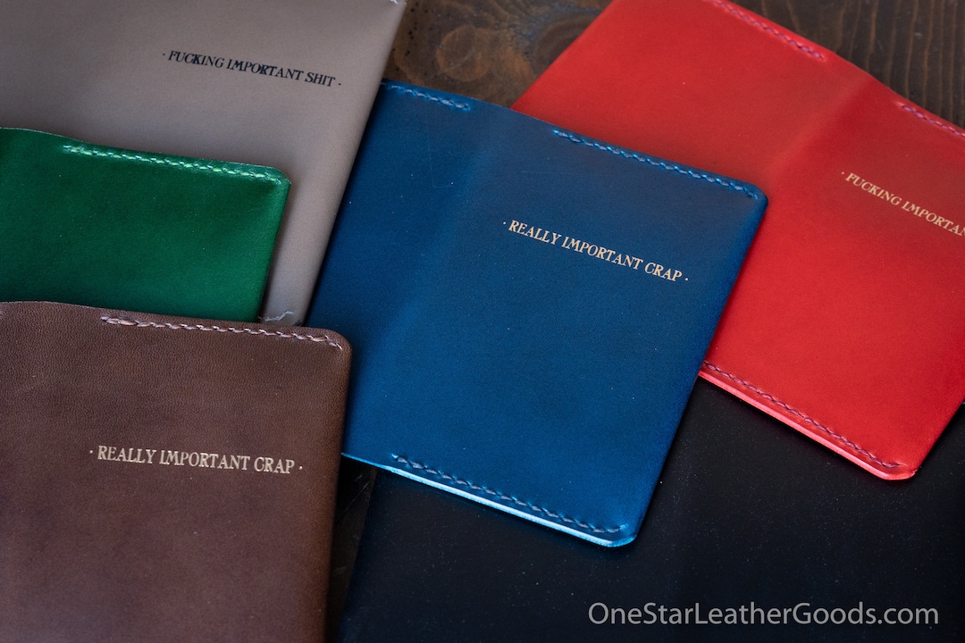 Field Notes Wrap Cover - Blank or With Optional Printing - Buttero ...