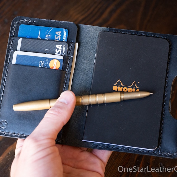 Notepad Wallet - Etsy