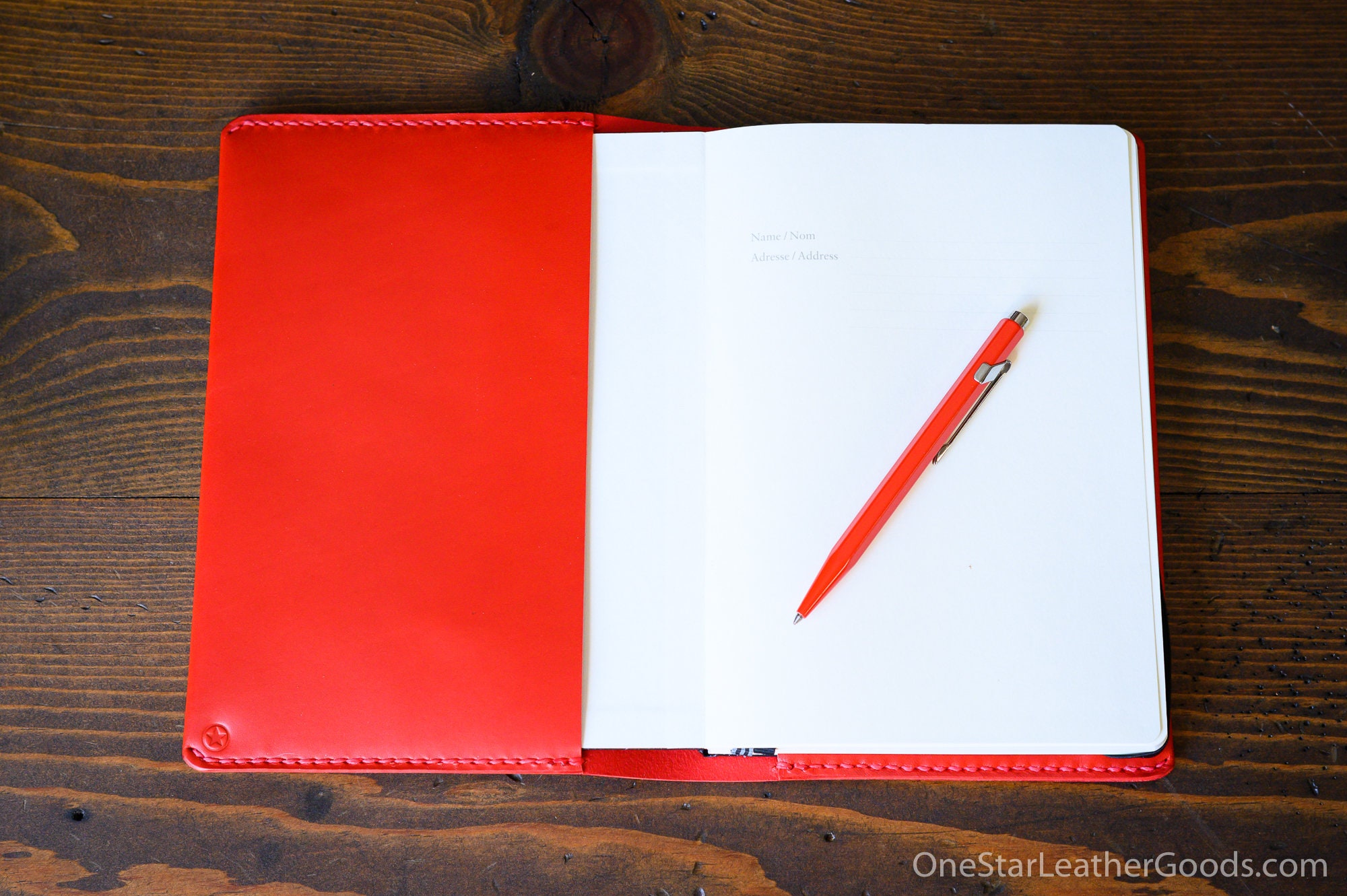 Leuchtturm 1917 Medium (A5) Hardcover Notebook wrap cover - bright red ...