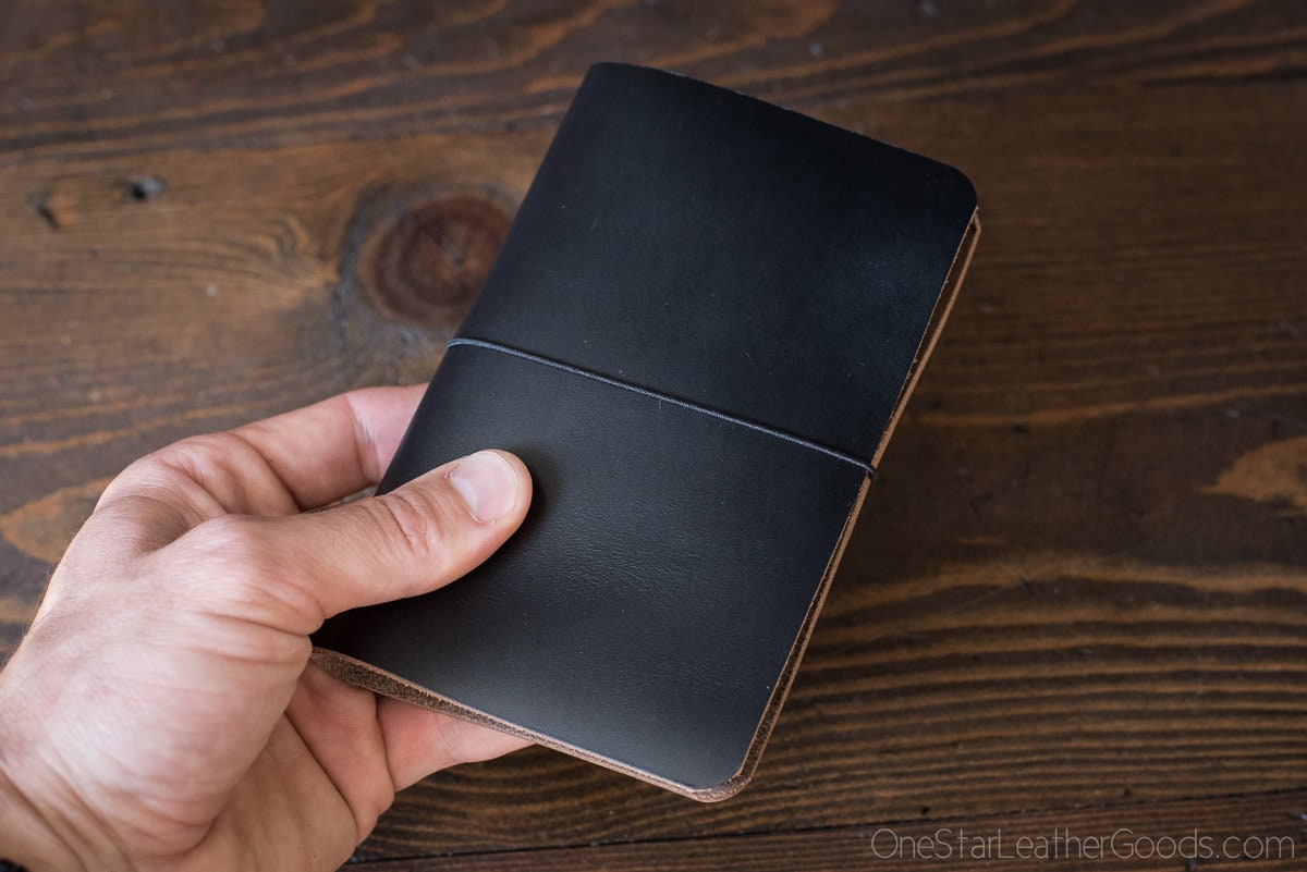 TEXTURED Indie Notebook, cover for Field Notes and other 3.5x5.5 ...