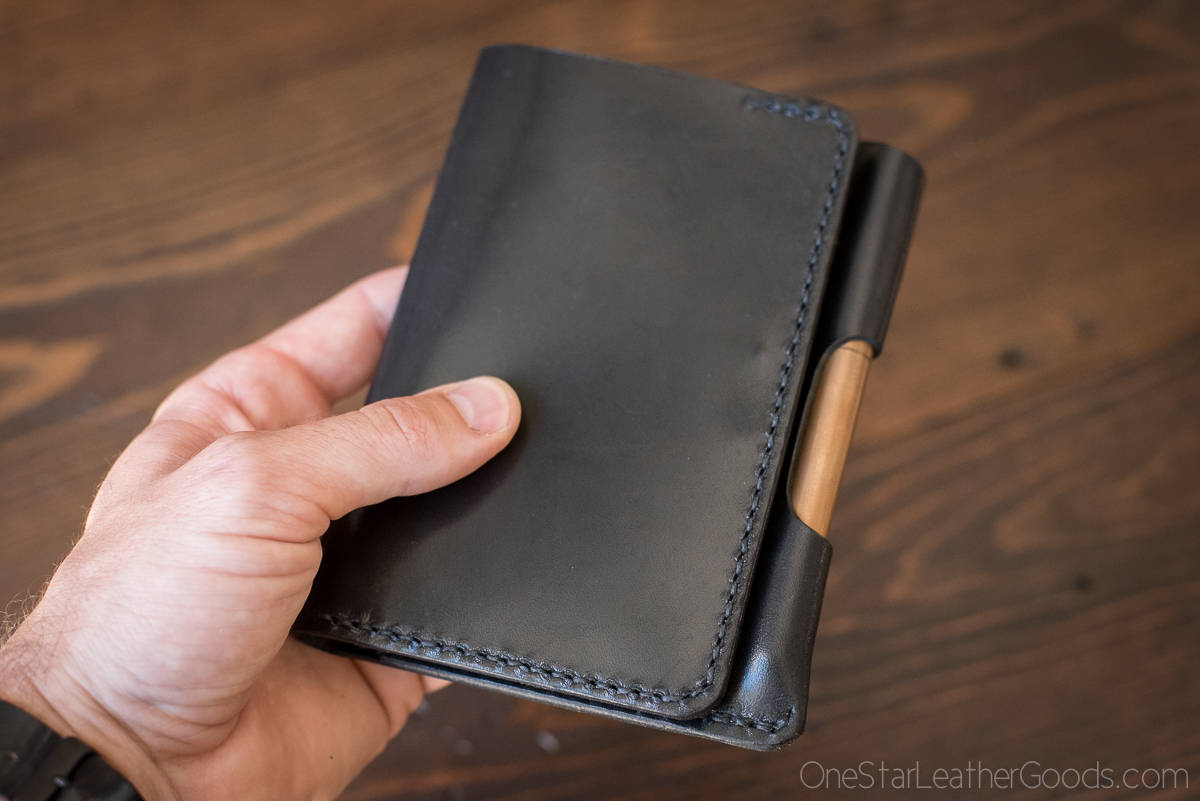 Field Notes wallet with pen sleeve Park Sloper Senior w/ back pockets ...